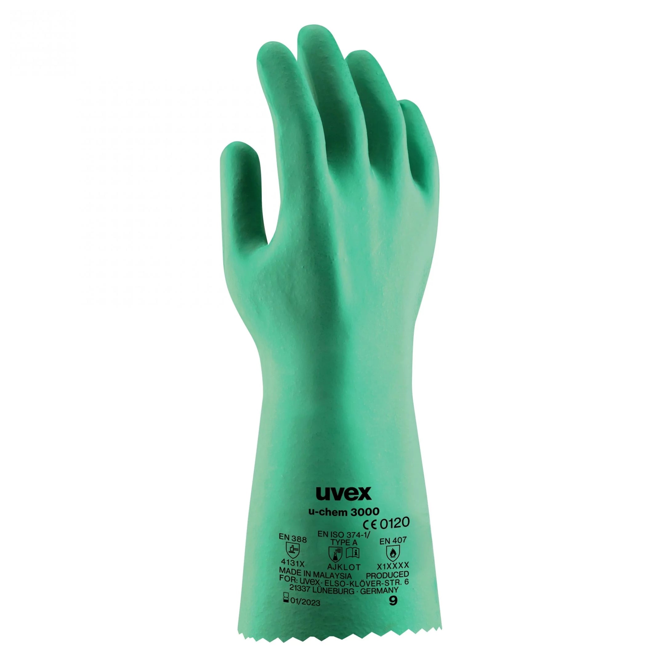 Uvex u-chem 3000 Gauntlet Gloves – Solis Ventus Ltd